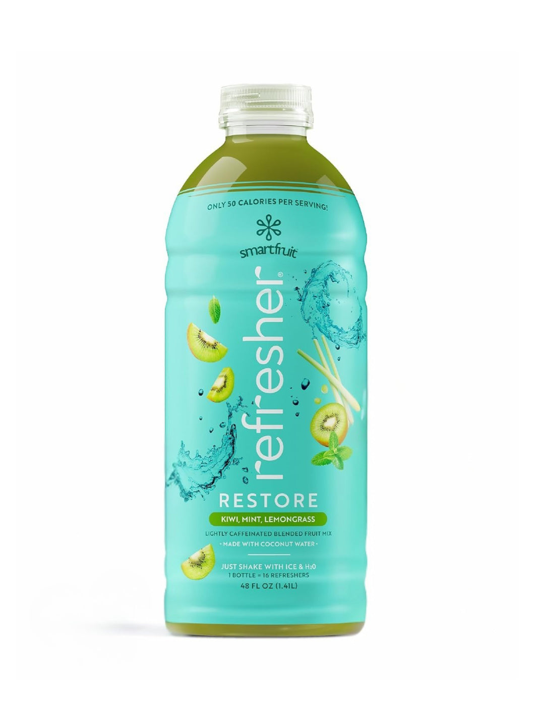 SmartFruit Restore Refresher (1419.53ml/48oz) (Kiwi, Lemongrass, Mint ...