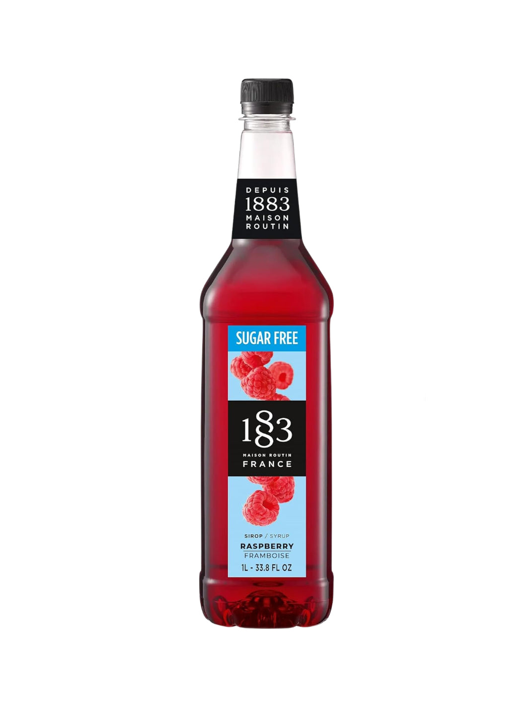 1883 Sugar Free Raspberry Syrup (1000ml/33.8oz) – Eight Ounce Coffee