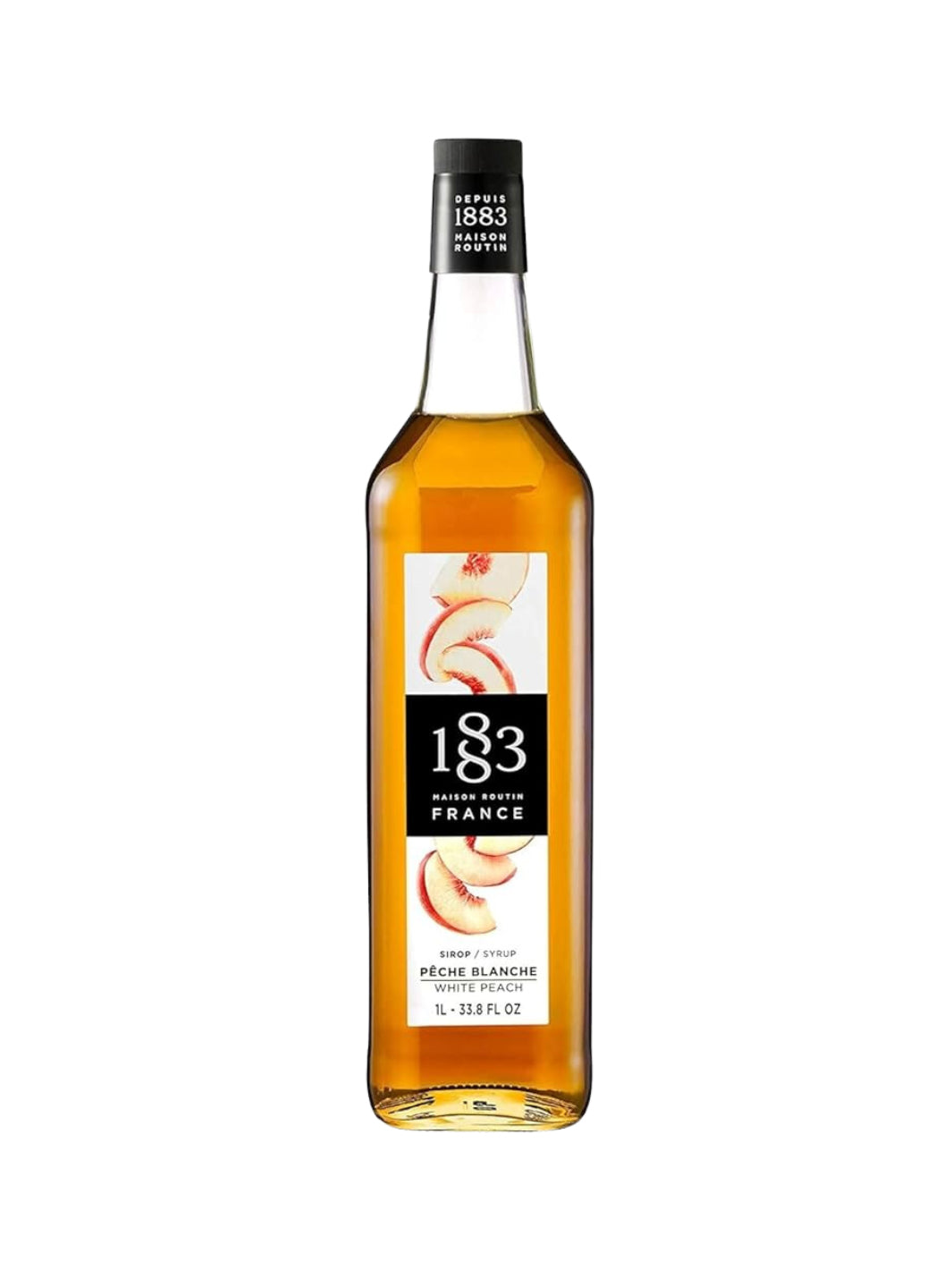 1883 White Peach Syrup (1000ml/33.8oz) – Eight Ounce Coffee