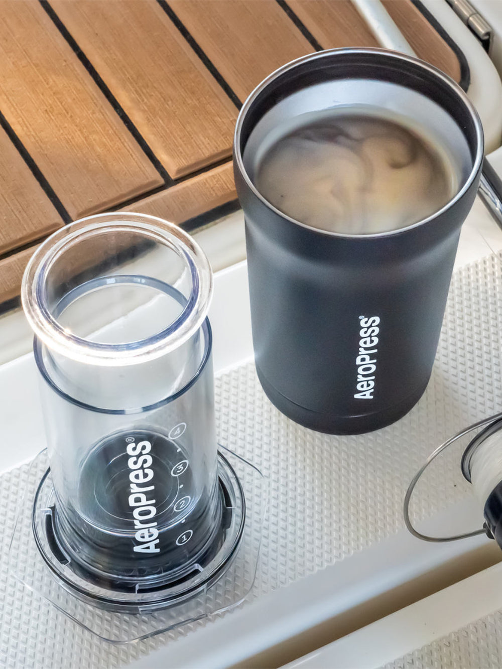 AeroPress Go Plus Travel System – Eight Ounce Coffee