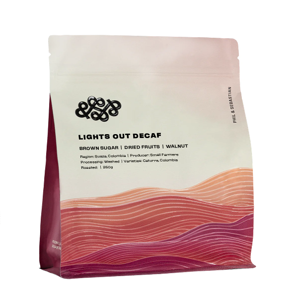 Phil & Sebastian - Lights Out Decaf – Eight Ounce Coffee