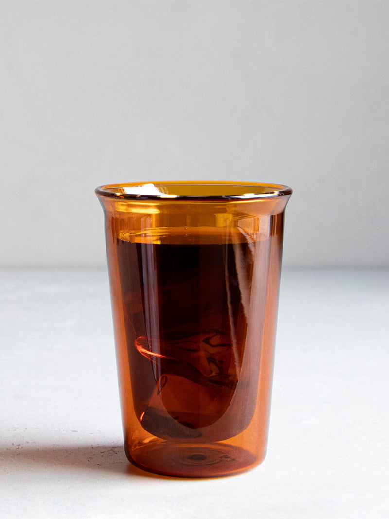 KINTO CAST AMBER Double Wall Glass (290ml/9.9oz) – Eight Ounce Coffee